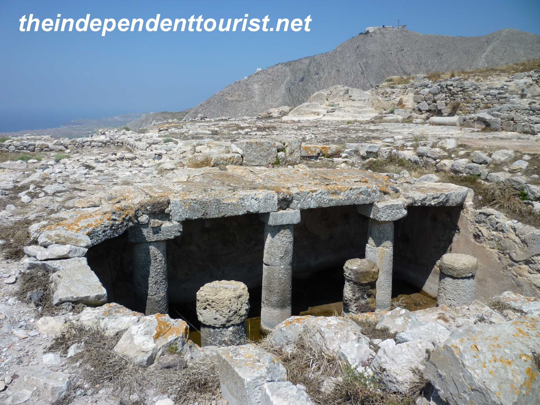 The Island of Santorini – Black sand beaches and Ancient Thera | The ...