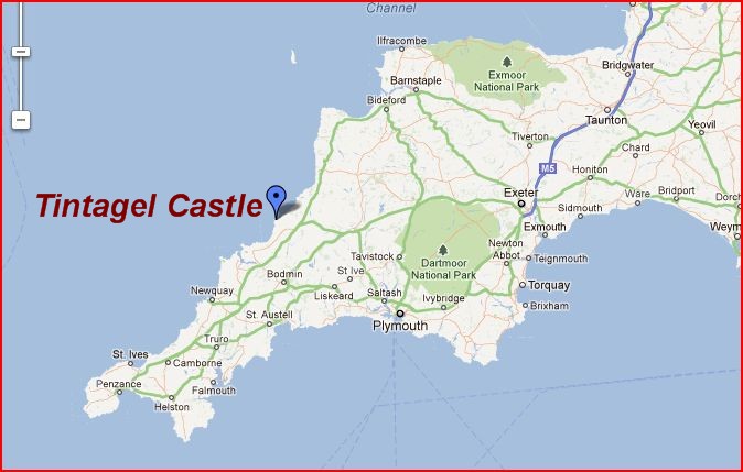 Tintagel Map | The Independent Tourist