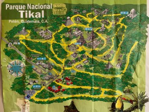 Map of Tikal Guatemala | The Independent Tourist